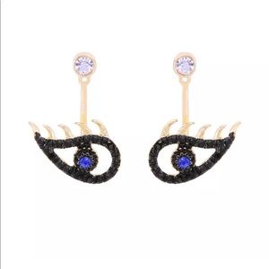 Jewelry | Crystal Devil Eyes Earrings | Poshmark